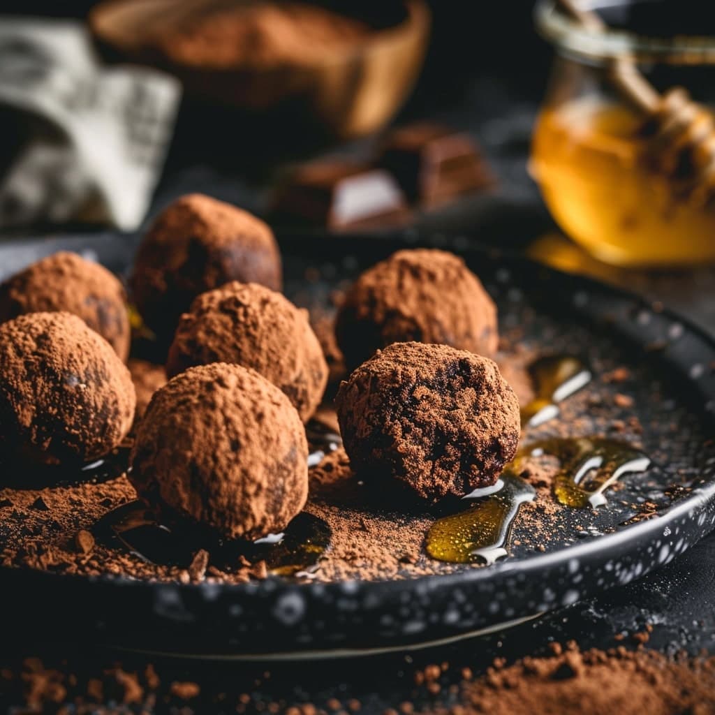 Spicy Honey Chocolate Truffles - Honey in the Hollow Bee Farm